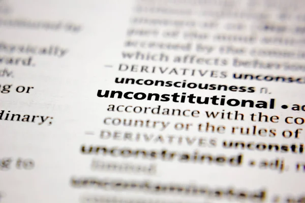 Unconstitutional Definition