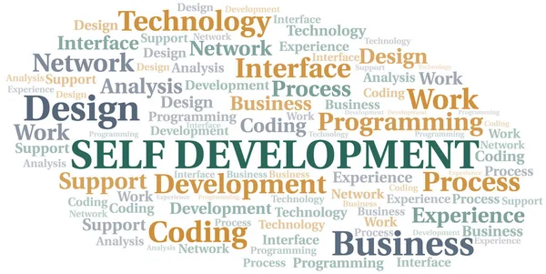 Personal Development word cloud. Wordcloud made with text only. Stock ...