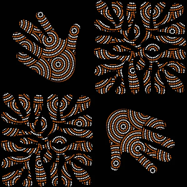Aboriginal embroidery Vector Art Stock Images | Depositphotos