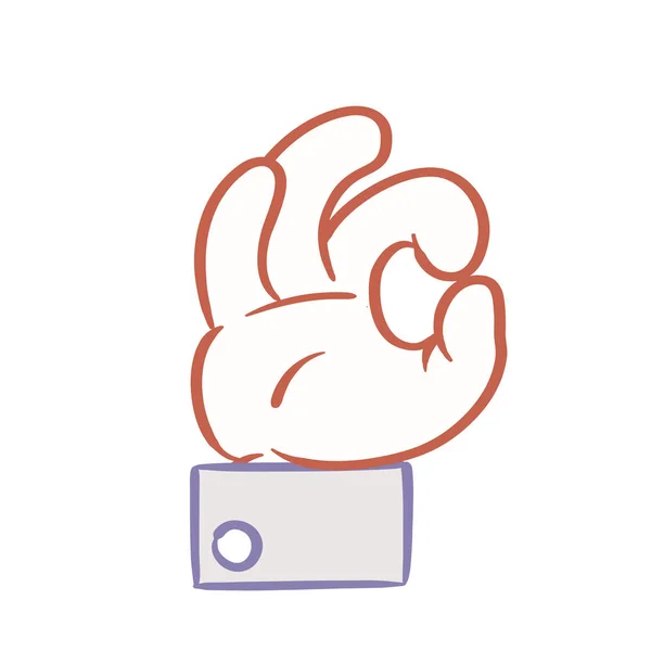 Mickey Mouse Hand Signs Ok