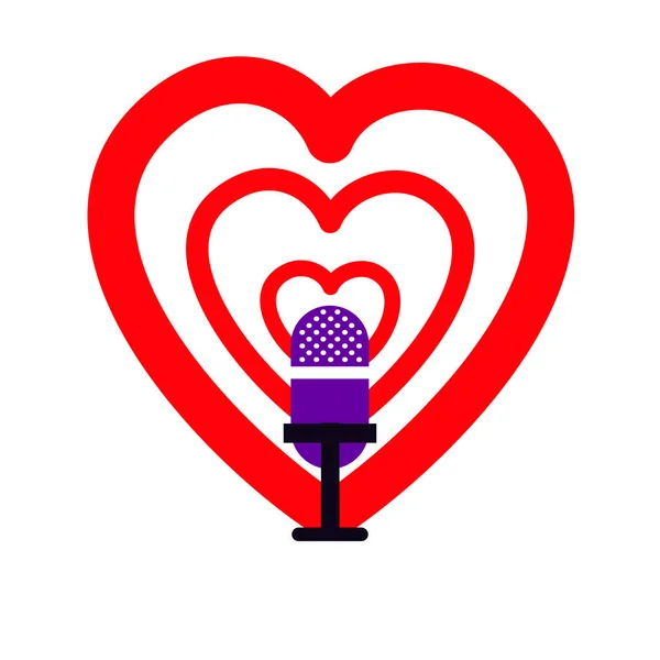 Microphone heart Stock Photos, Royalty Free Microphone heart Images ...