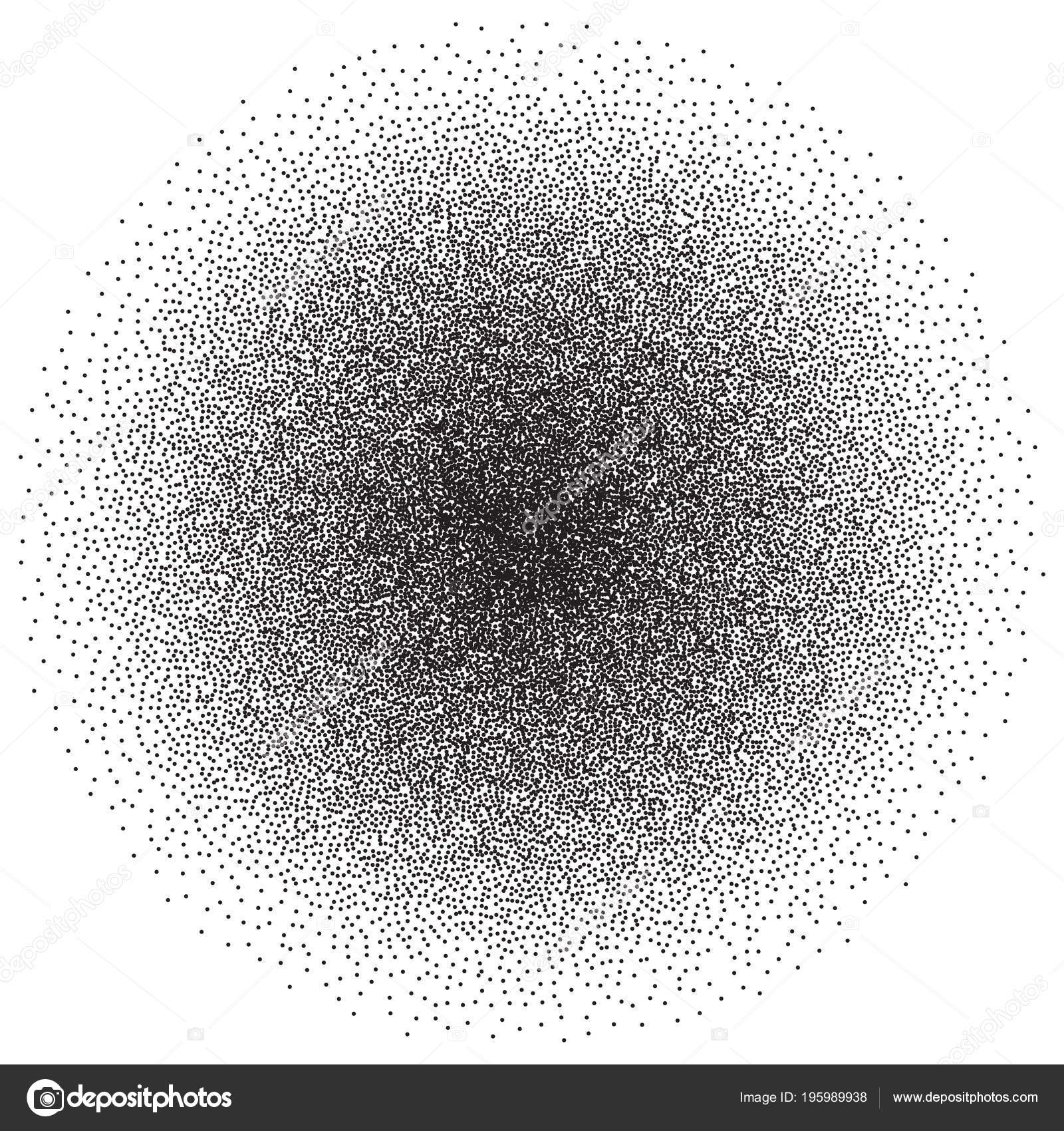 Vector retro style dotwork background. Abstract dotted stippling ...