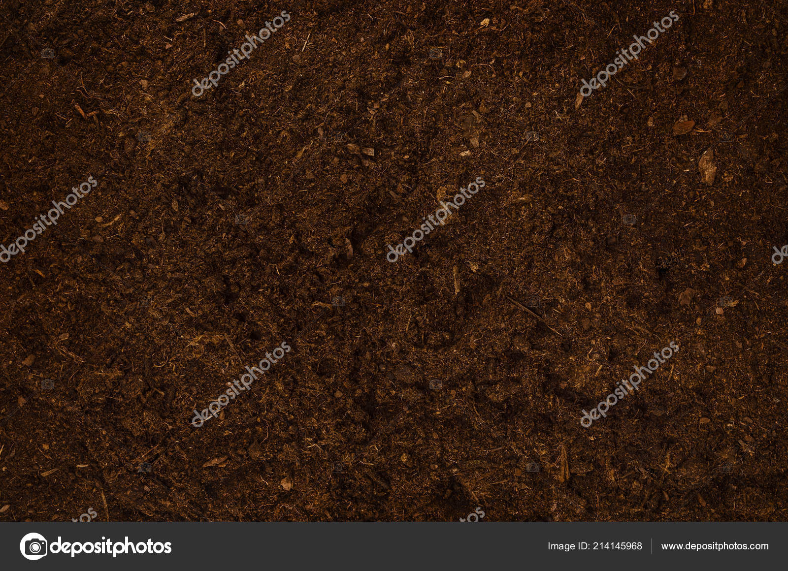 Fertile garden soil texture background top view — Stock Photo ...
