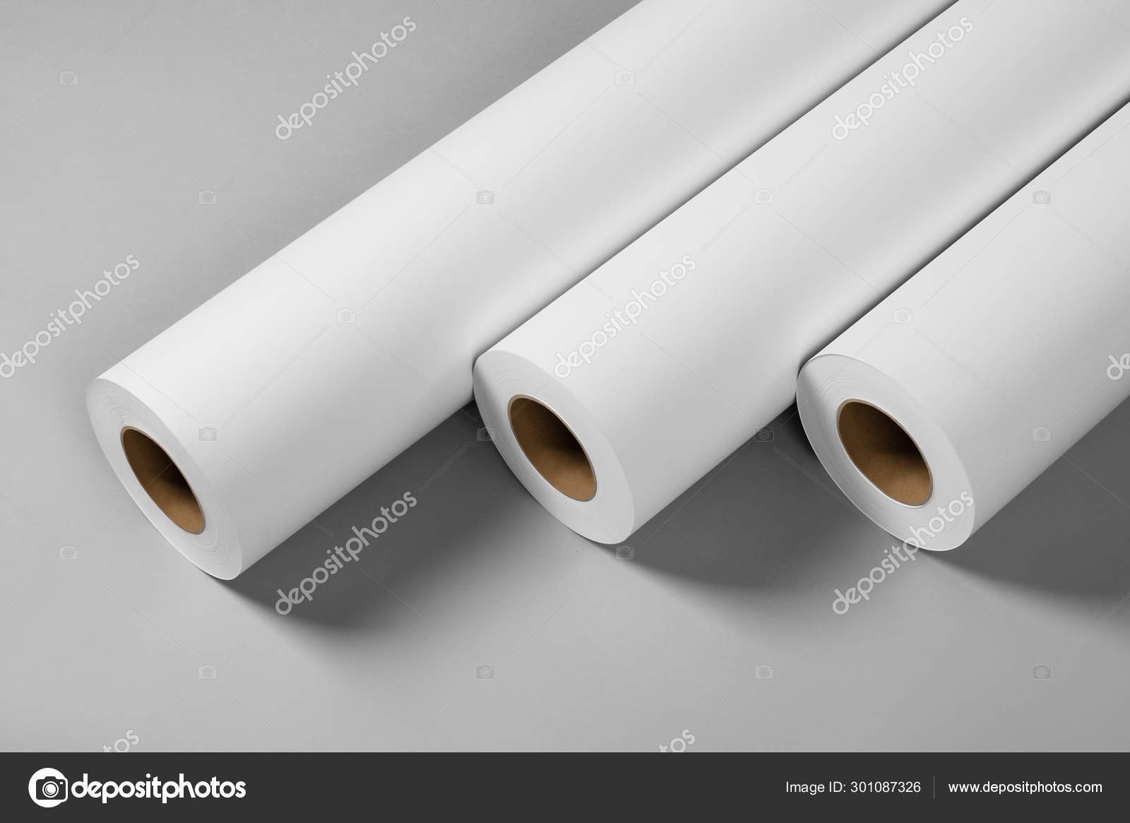 White Wrapping Paper Rolls