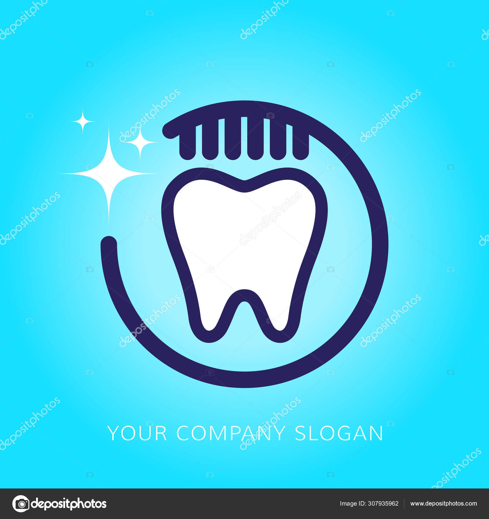 Logotipo Da Escova De Dentes