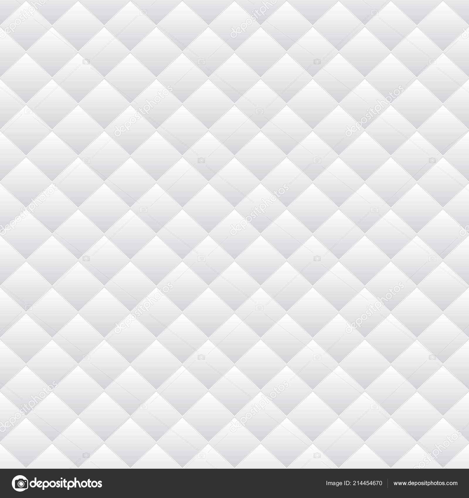 Seamless White Background Vector Rhombus Pattern — Stock Vector ...