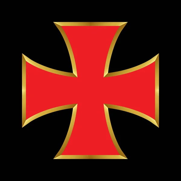 Cruz templaria imágenes de stock de arte vectorial | Depositphotos