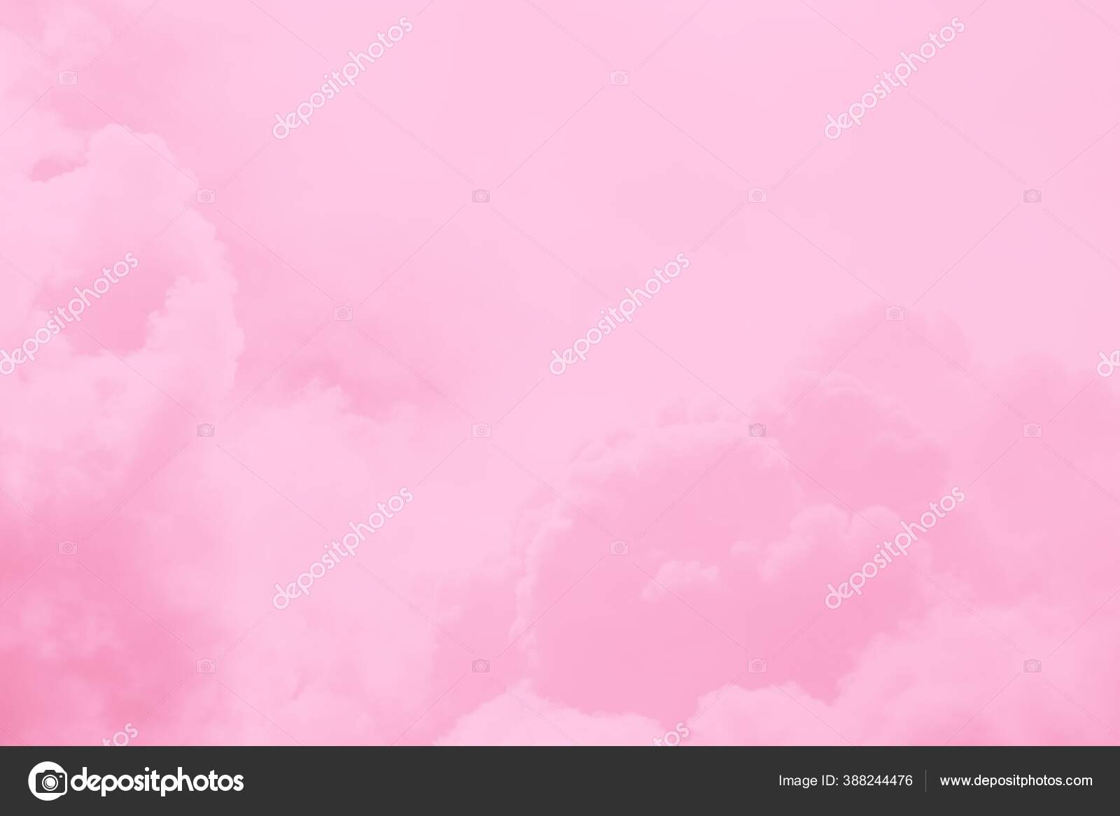 Pink Fluffy Clouds Pale Pink Sky Beautiful Sky Background Stock Photo ...