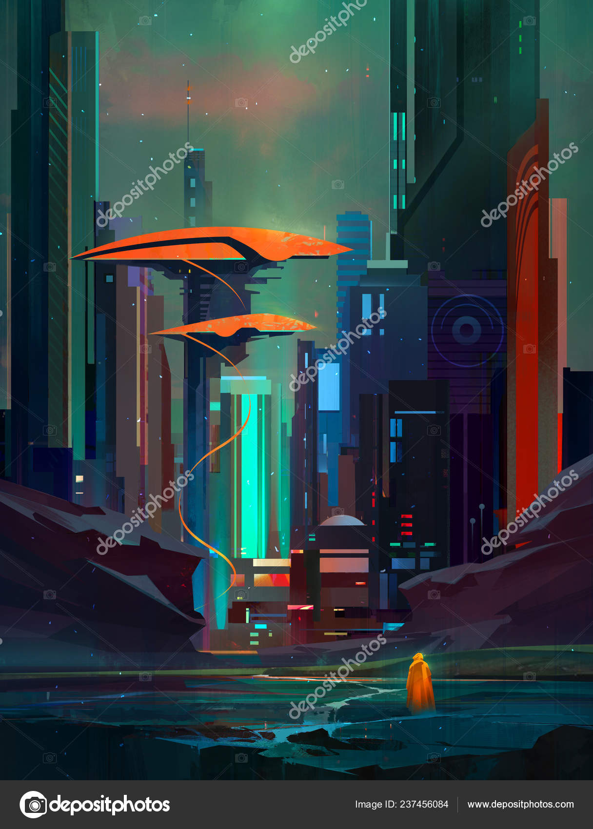 Cyberpunk Landscape