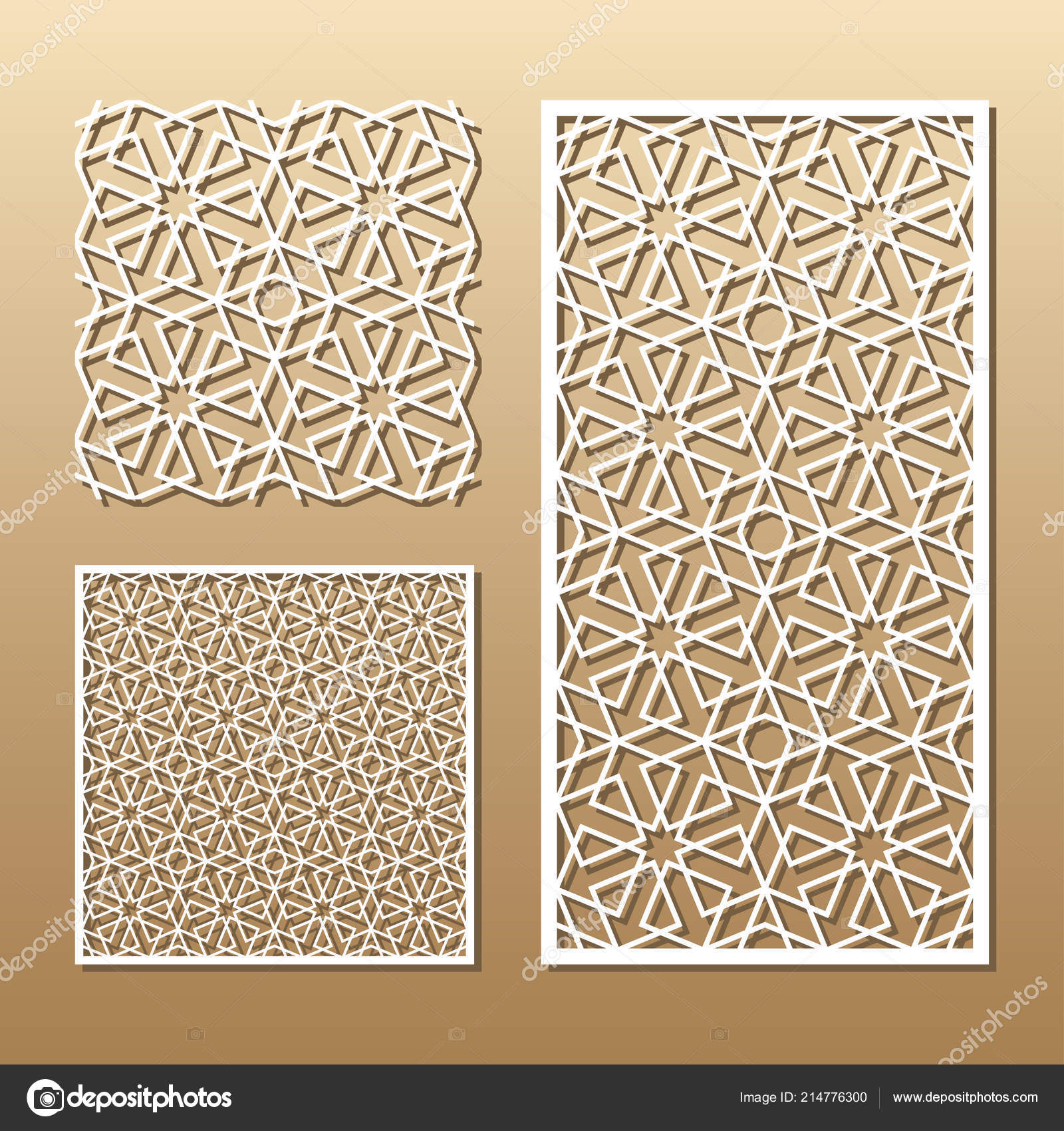 Panel potong laser Vektor Stok oleh ©midonova.tamara 214776300