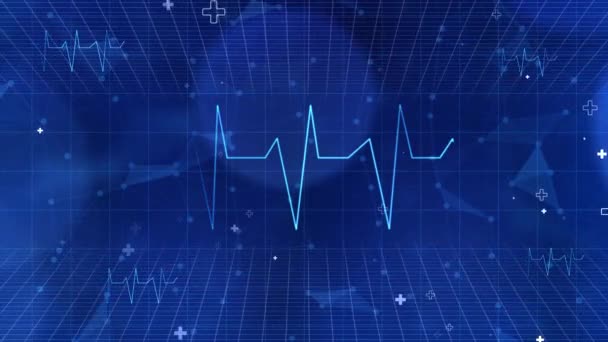 Abstract medical Loop background animation with flat icons and symbols ...