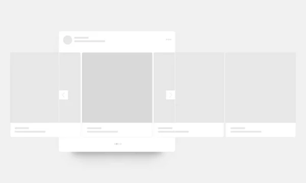 Facebook post interface Vector Art Stock Images | Depositphotos