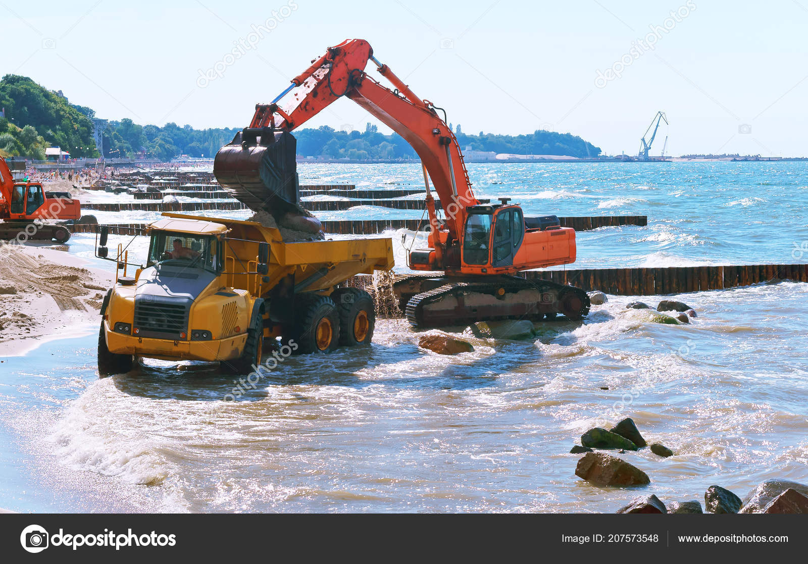 Construction Equipment Shore Construction Breakwaters Coastal ...