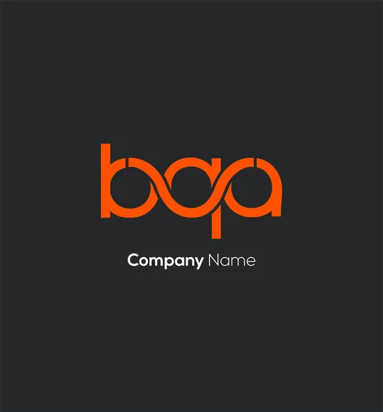 Bda Letters Logo Design Business Card Vector Illustration Stock Vector ...
