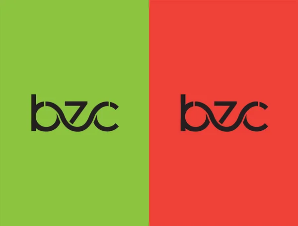 Boc Joint Letters Logo Design Color Background Business Card Vector ...