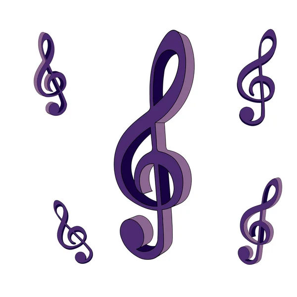 Notas Musicales Moradas