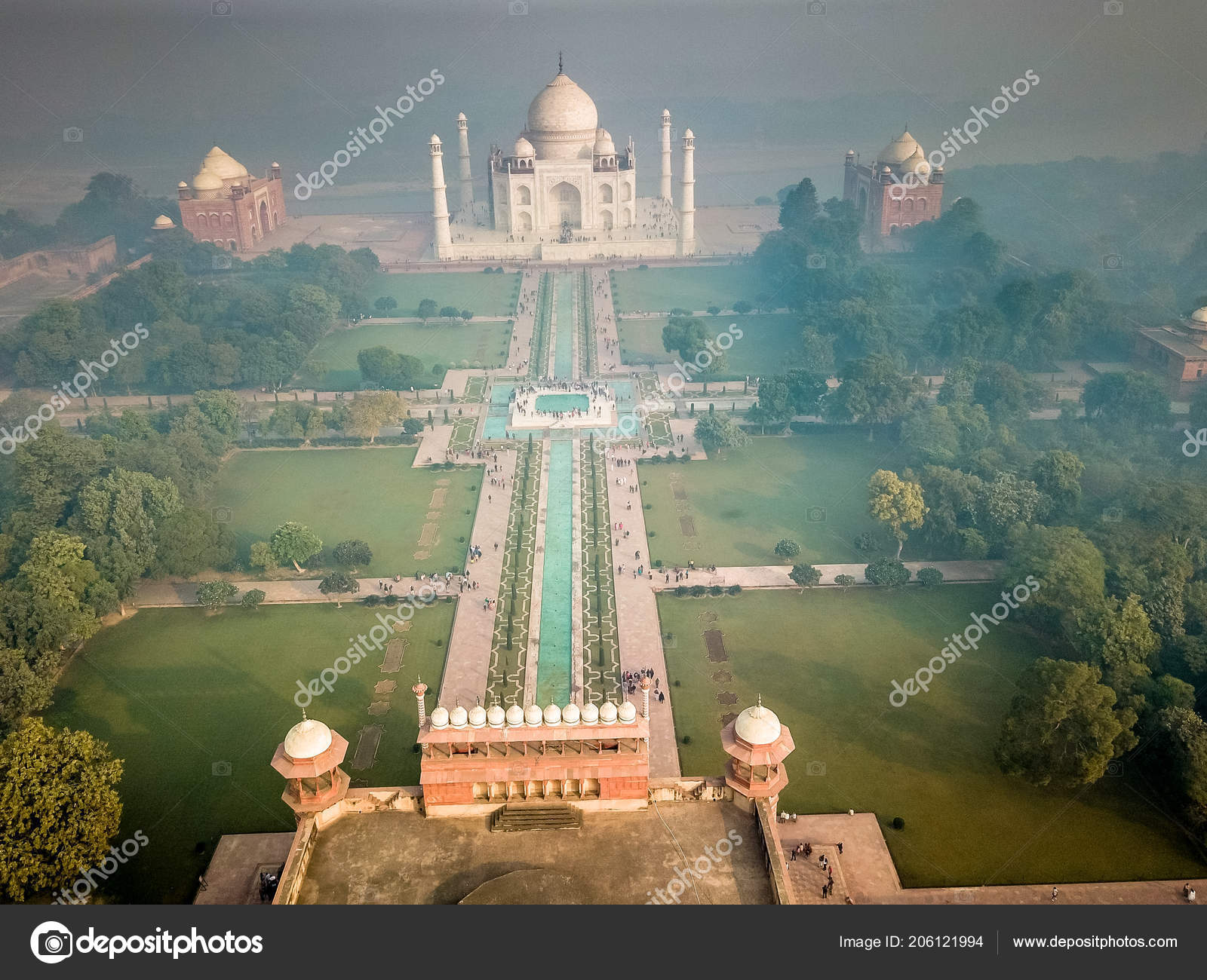 Taj Mahal Top View