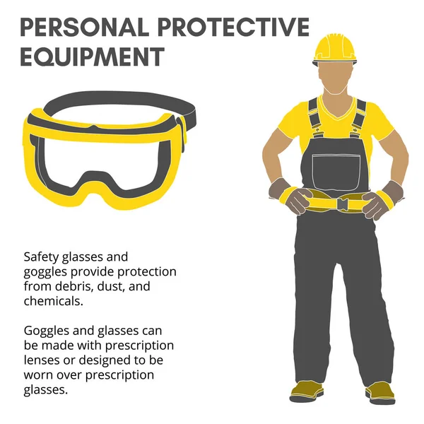 Personal Protective Equipment Vector Illustration Objects Set ⬇ Vector
