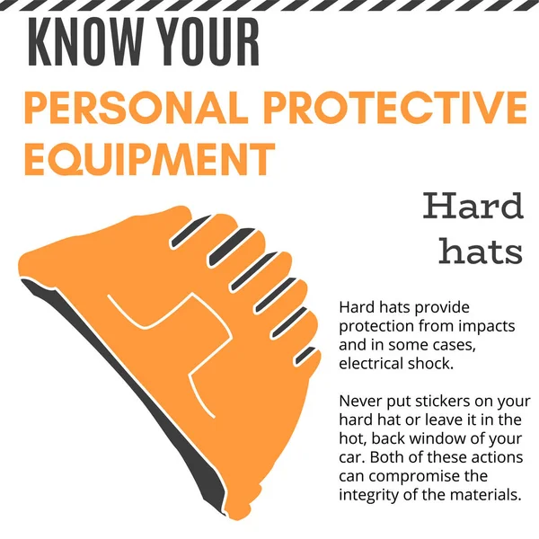 Personal Protective Equipment Vector Illustration Objects Set Stock