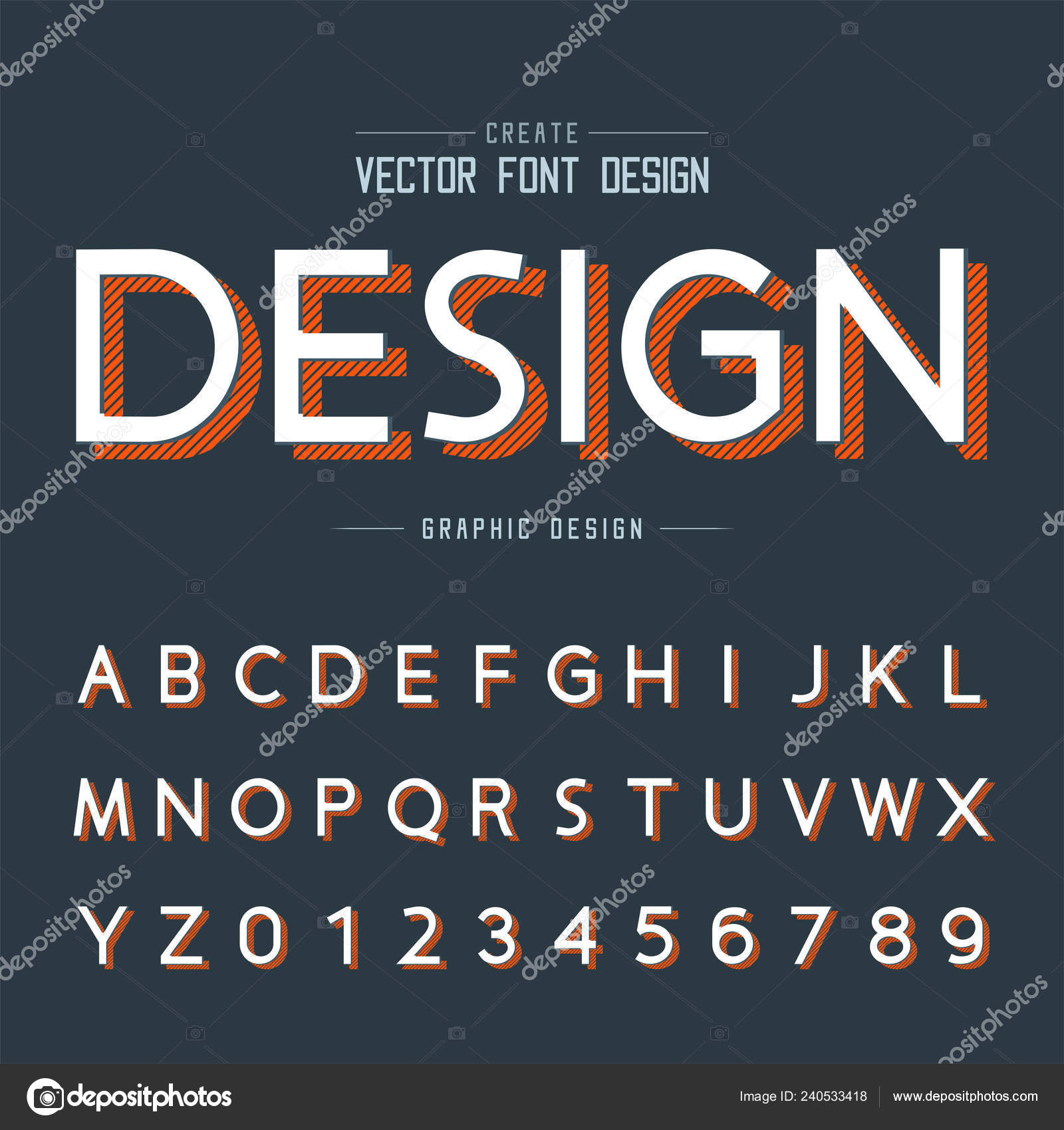 Font Alphabetical Vector Background Letter Text Graphic Art Design ...