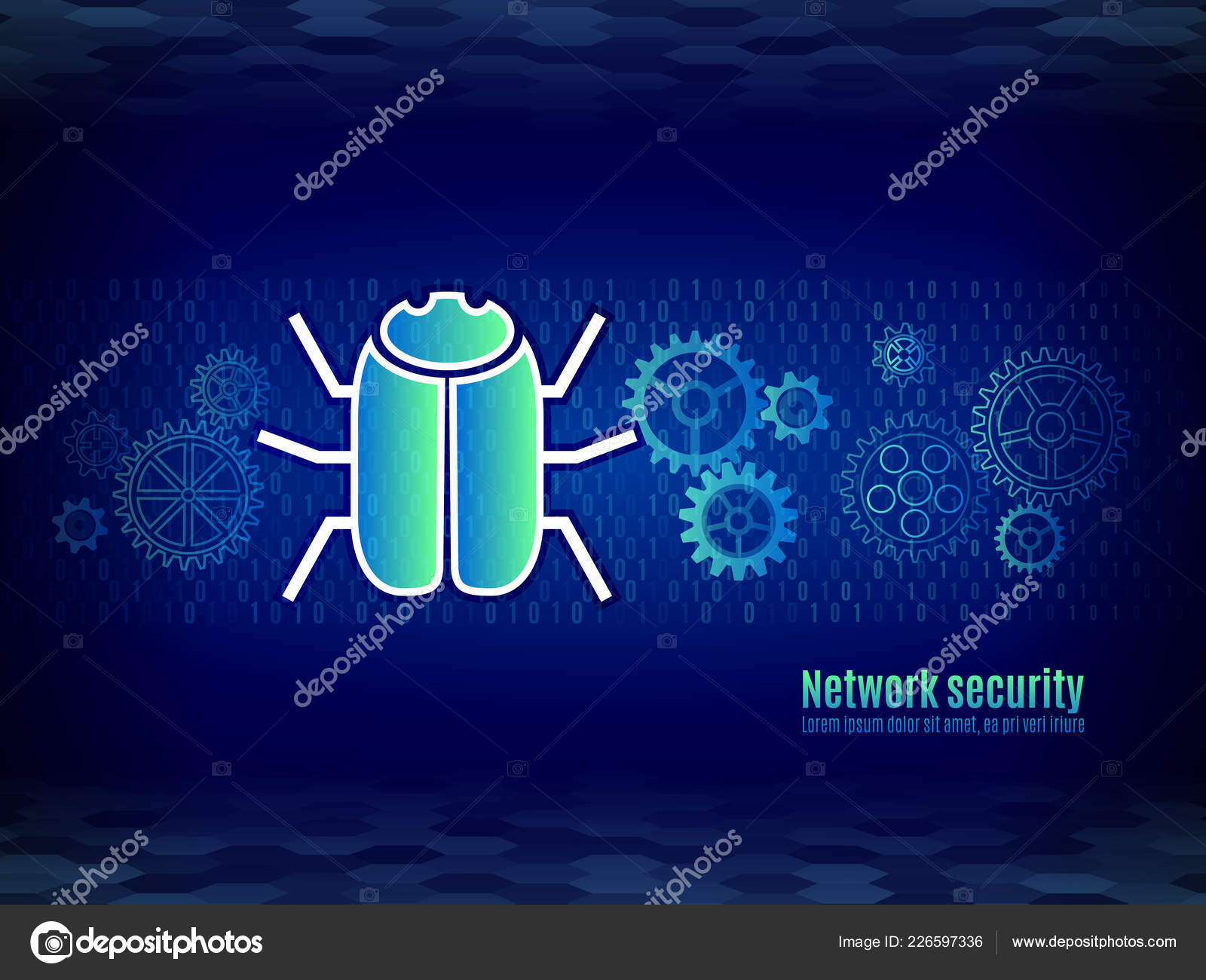 Mechanism Data Protection Hacker Attack Hacking Suspicious Network ...