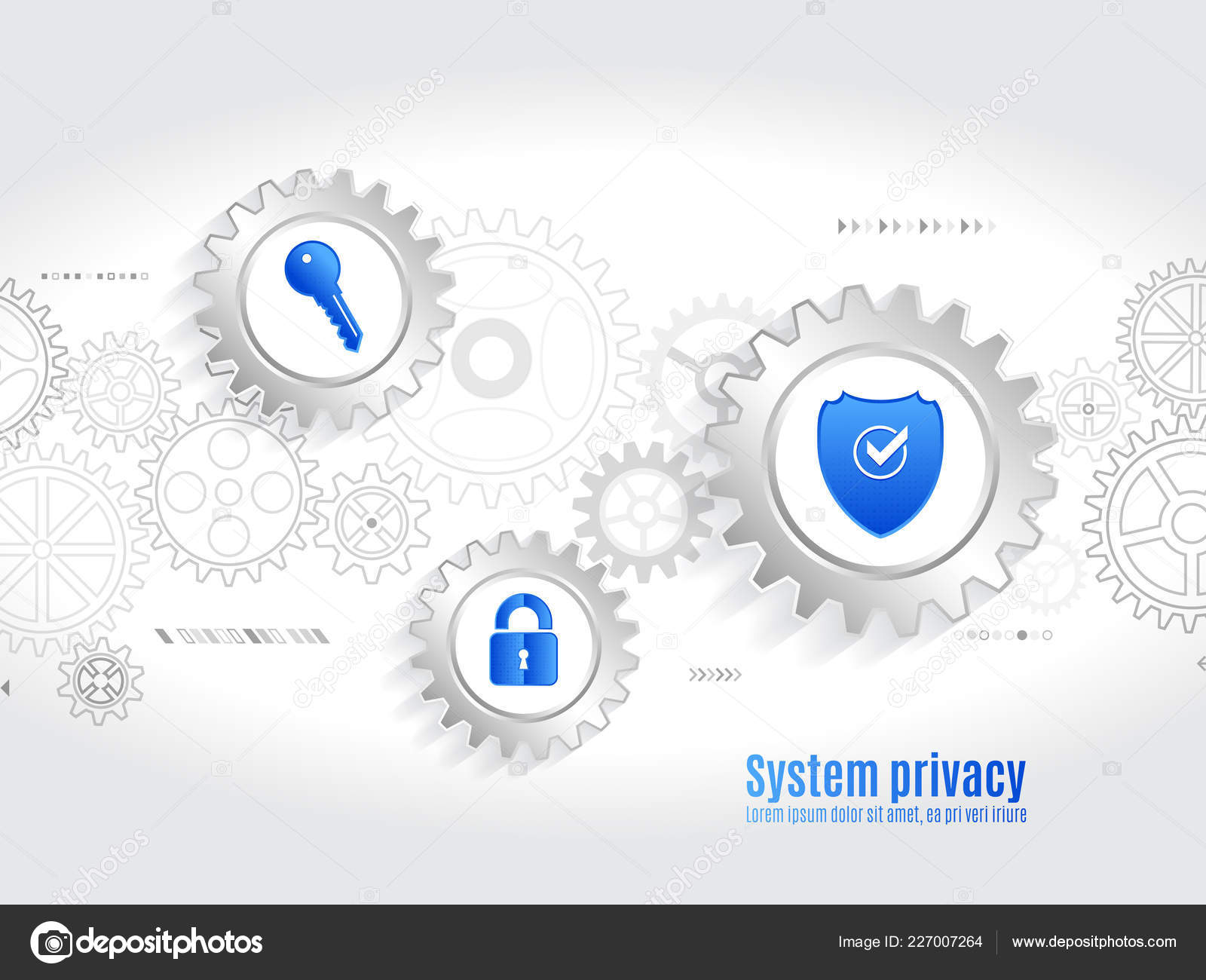 Protection Mechanism System Technology Security Concept Modern Safety ...