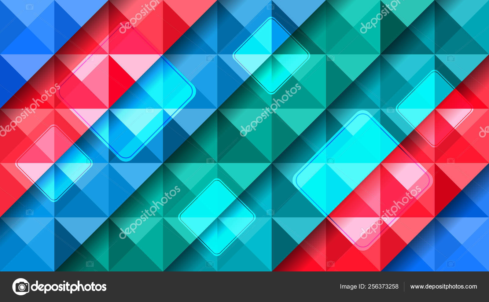 Abstract technology background with triangles shapes. Stock Vector ...