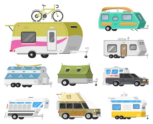 Family Rv Camping Clipart