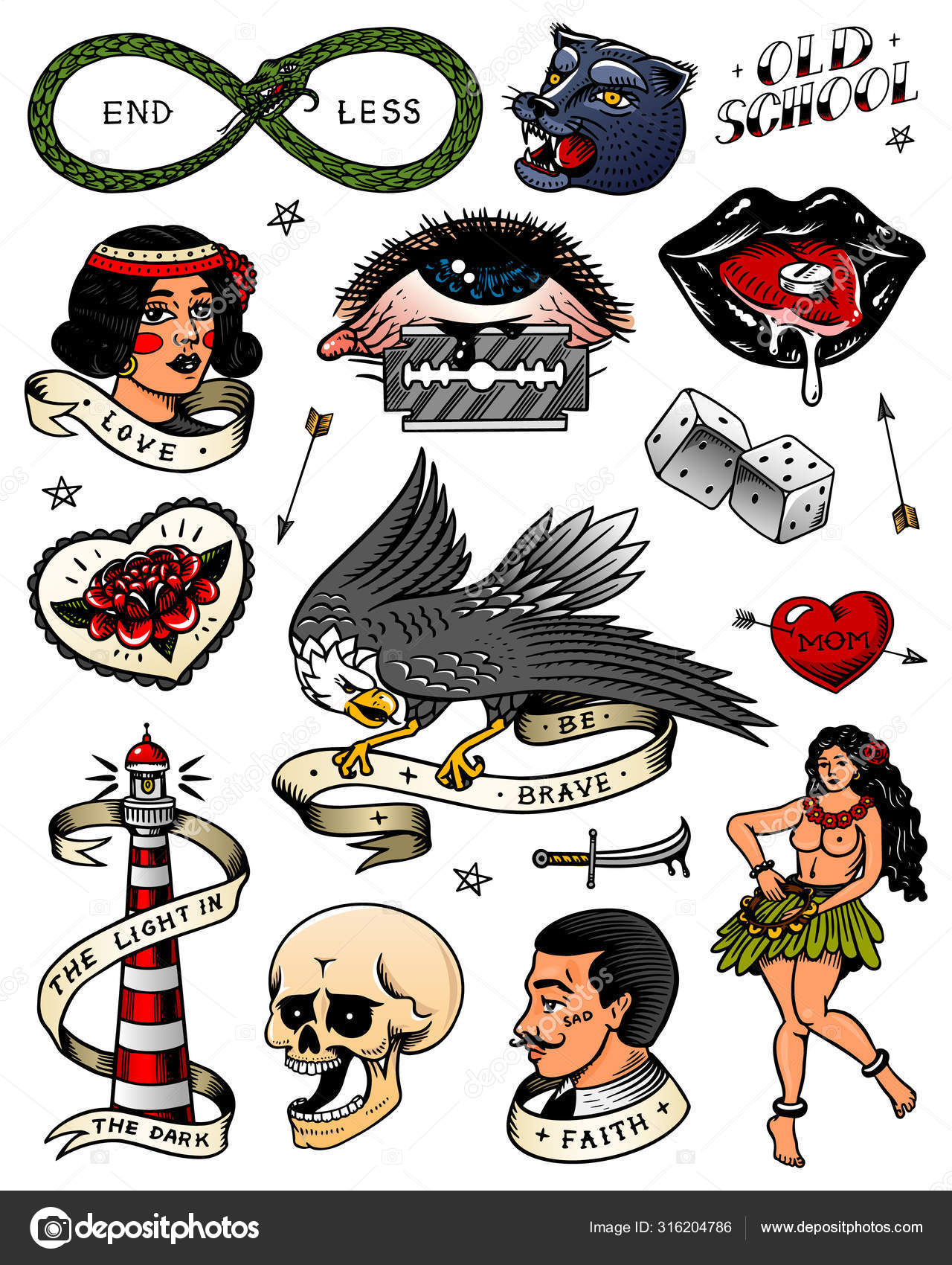 Tatuajes Con Estampado De Labios En Hombres