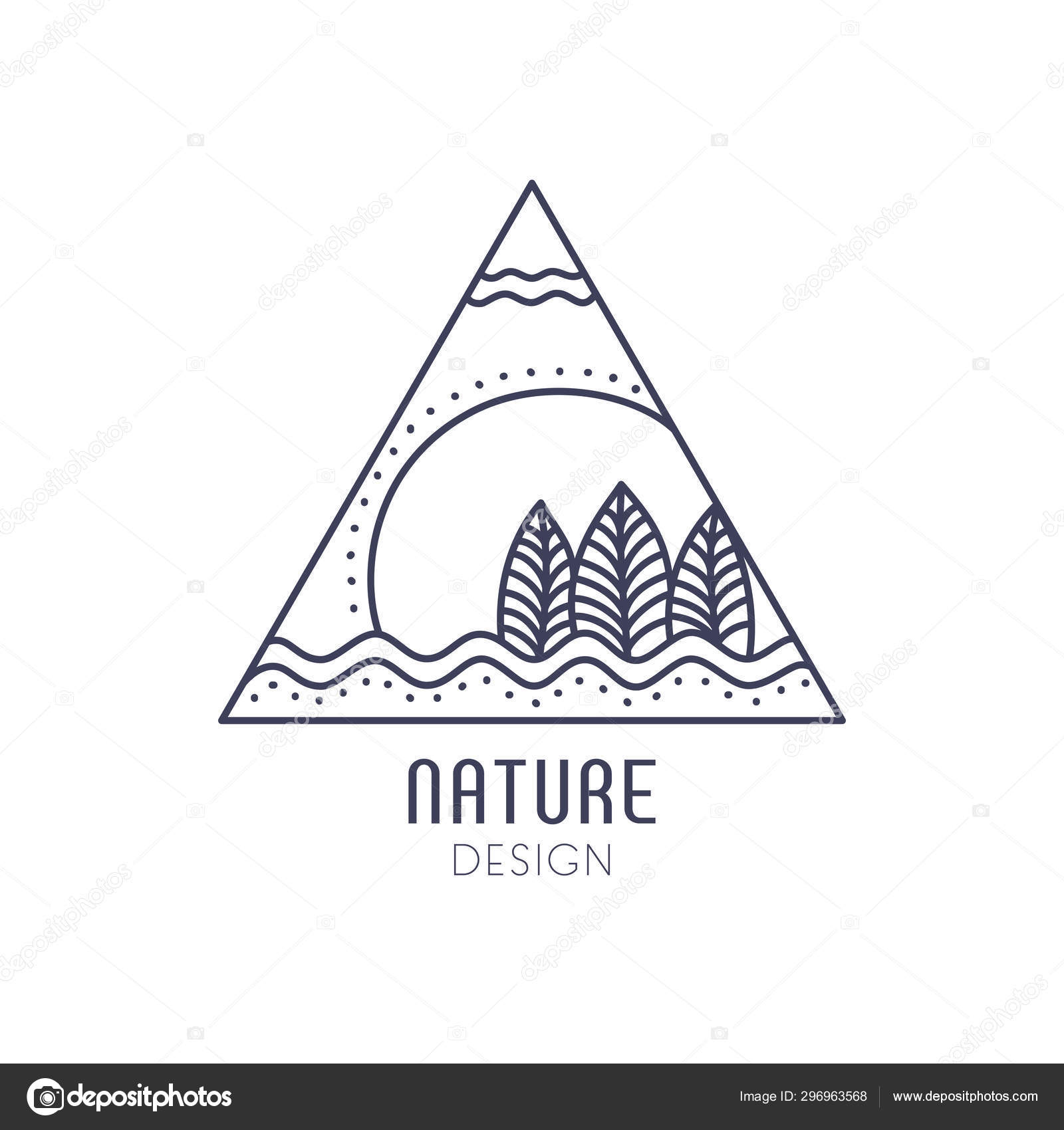 Logo of nature elements Stock Vector by ©ElenShine 296963568