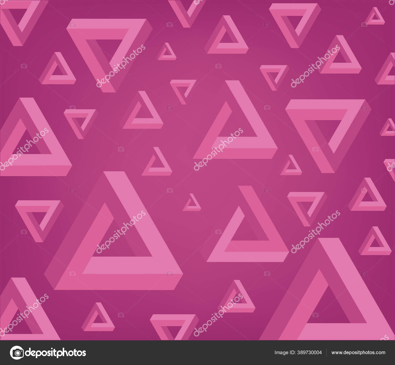 Bright Background Triangle Optical Illusion Stock Vector by ...