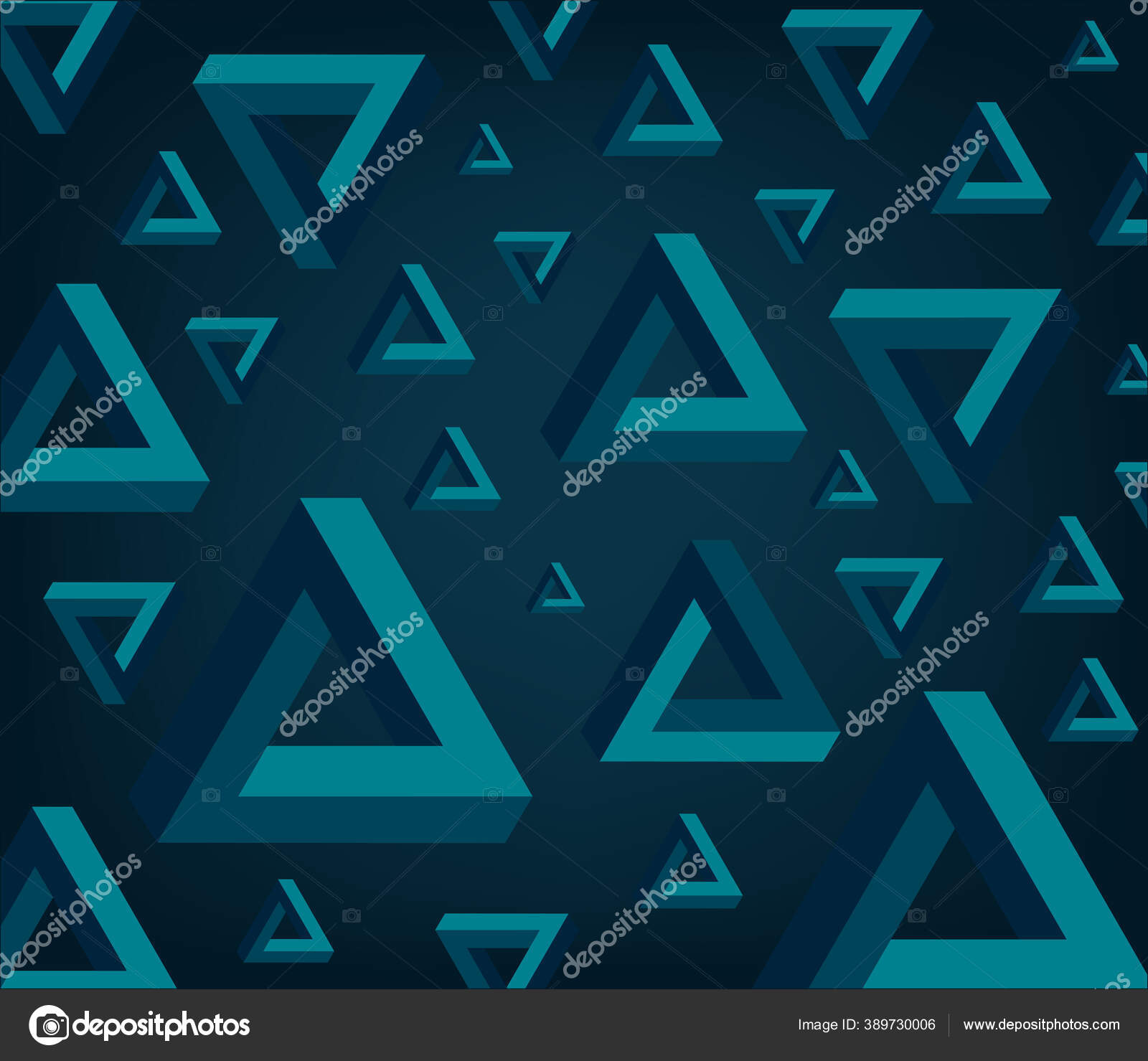 Bright Background Triangle Optical Illusion Stock Vector Image by ...