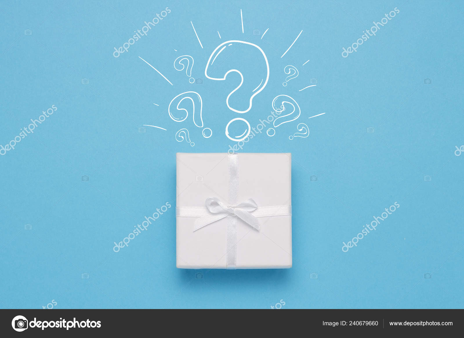 Surprise Gift With Question Mark