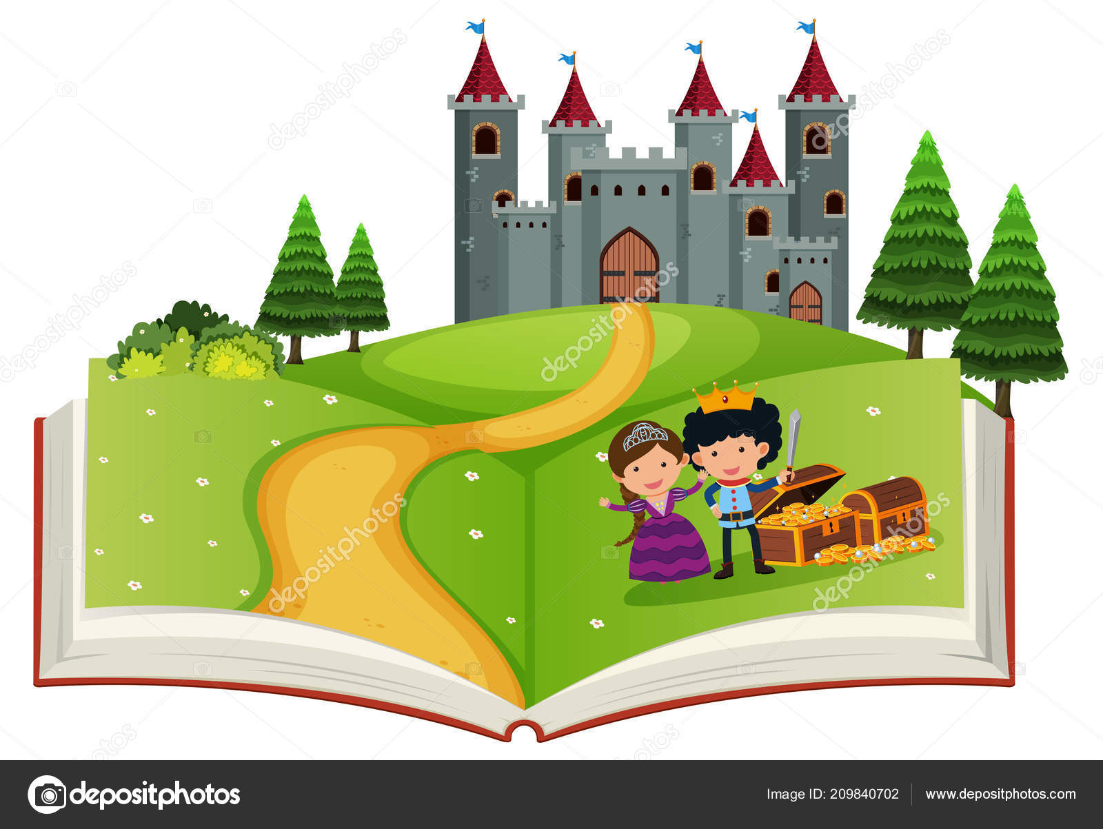 Open Storybook Clipart