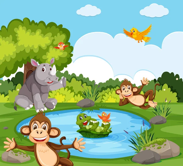 Animal in the jungle. ⬇ Stock Photo, Image by © akarakingdoms #42881551