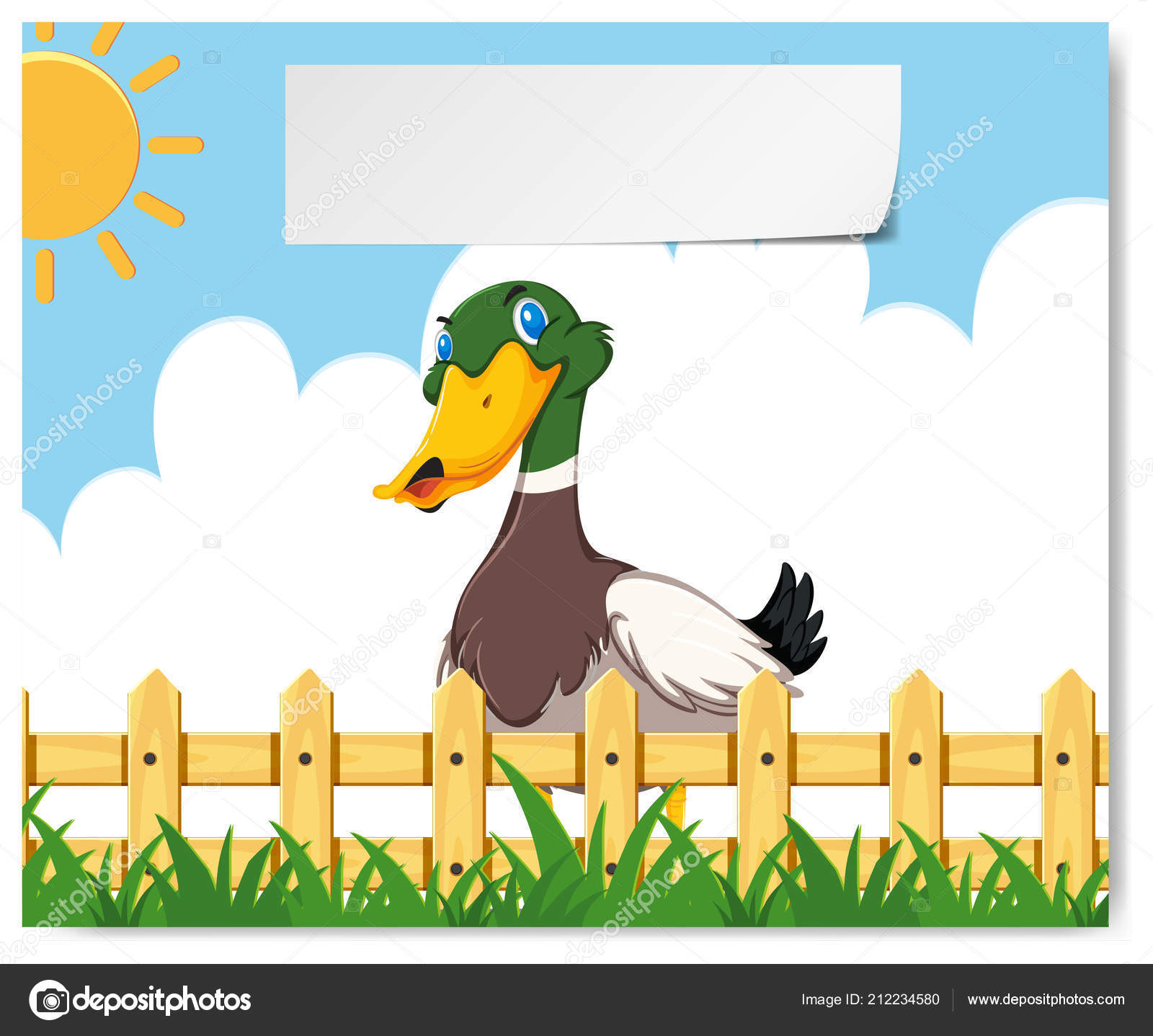 Bunny Farm Banner Illustration Stock Vector Image by ©brgfx #212234580