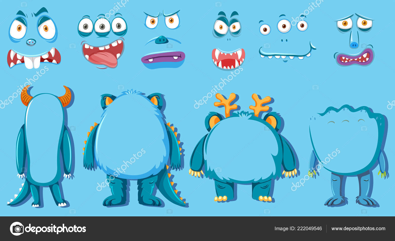 Partes Del Cuerpo De Un Monstruo Para Imprimir