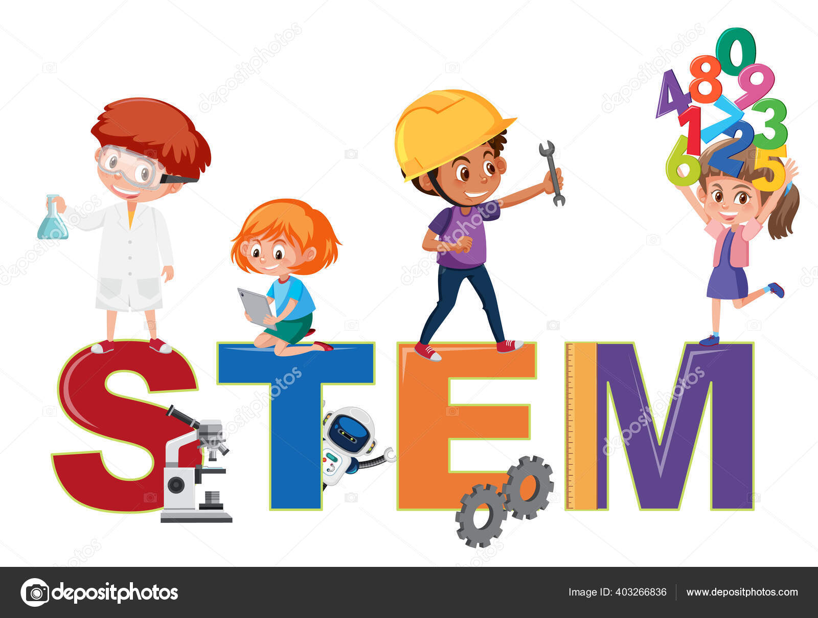 Stem School Clipart