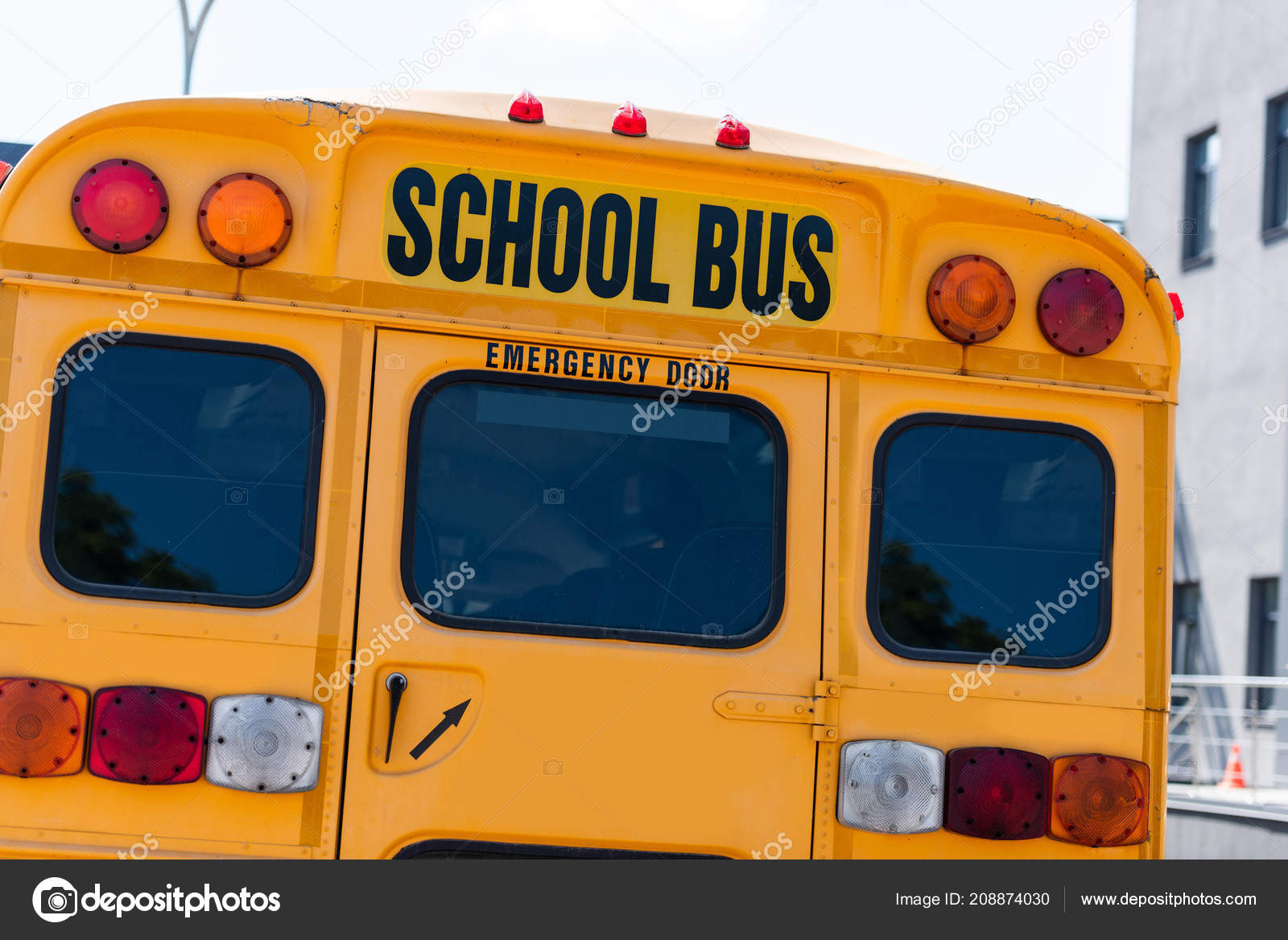 School Bus Back Door