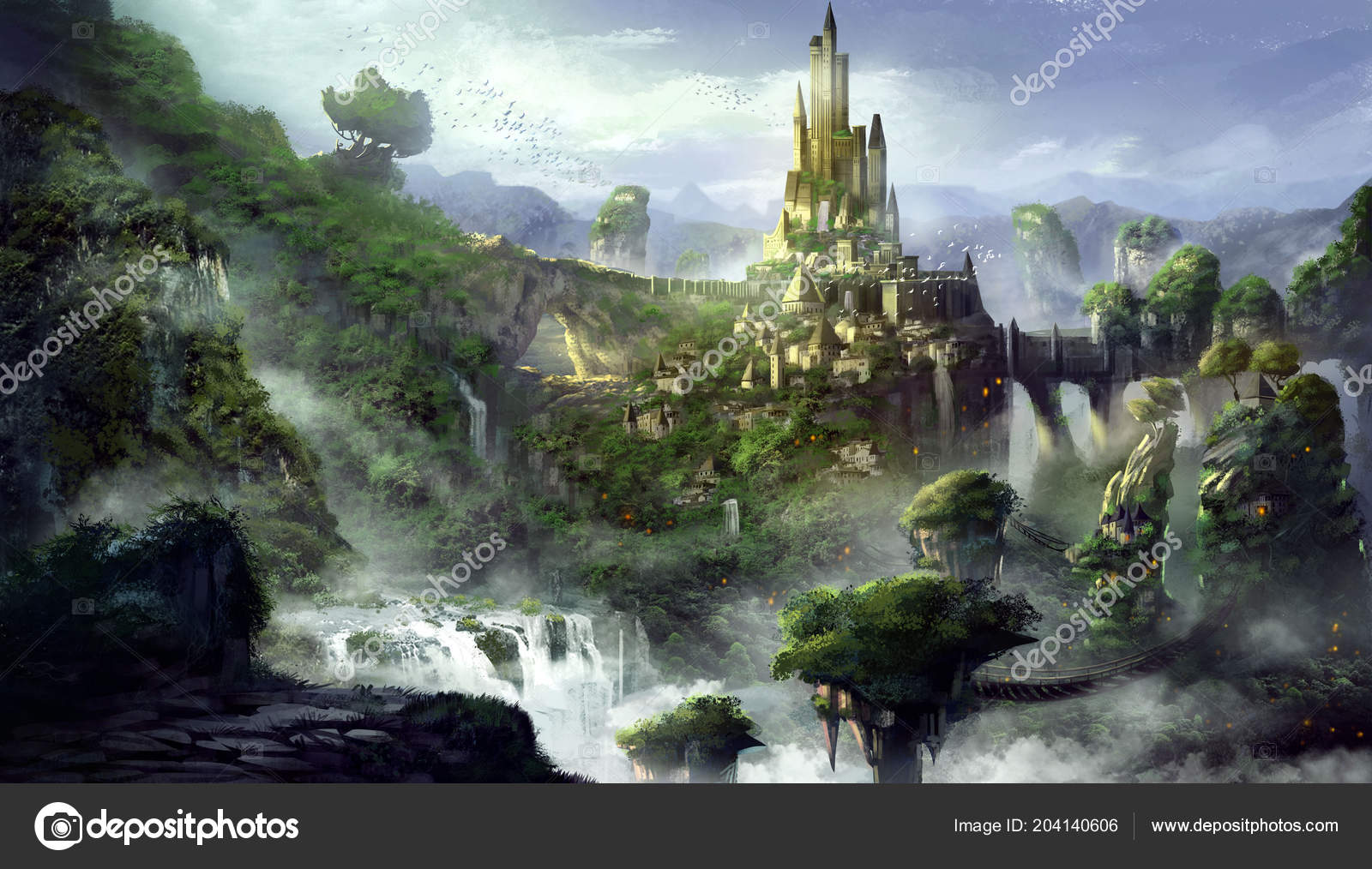 Futuristic Fantasy Castle