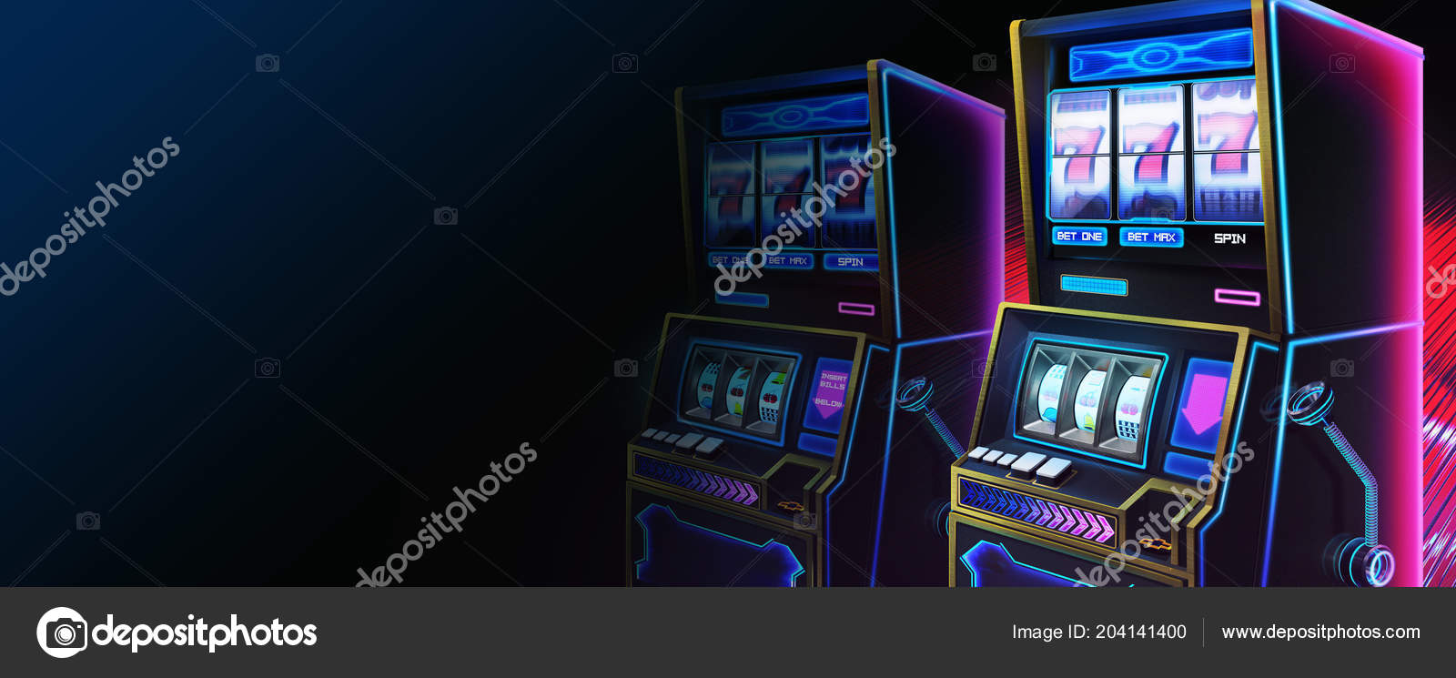 Scifi Slot Machine Website Header Serious Themes Fantastic Realistic ...