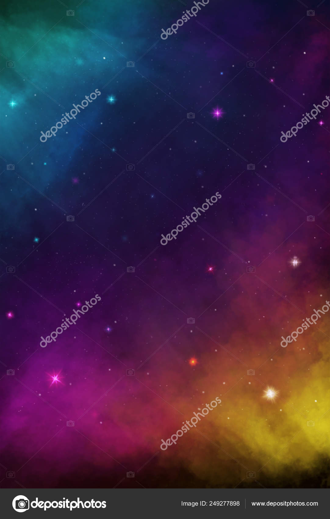 Unreal Magic Space Illustration Background — Stock Photo © NextMars ...
