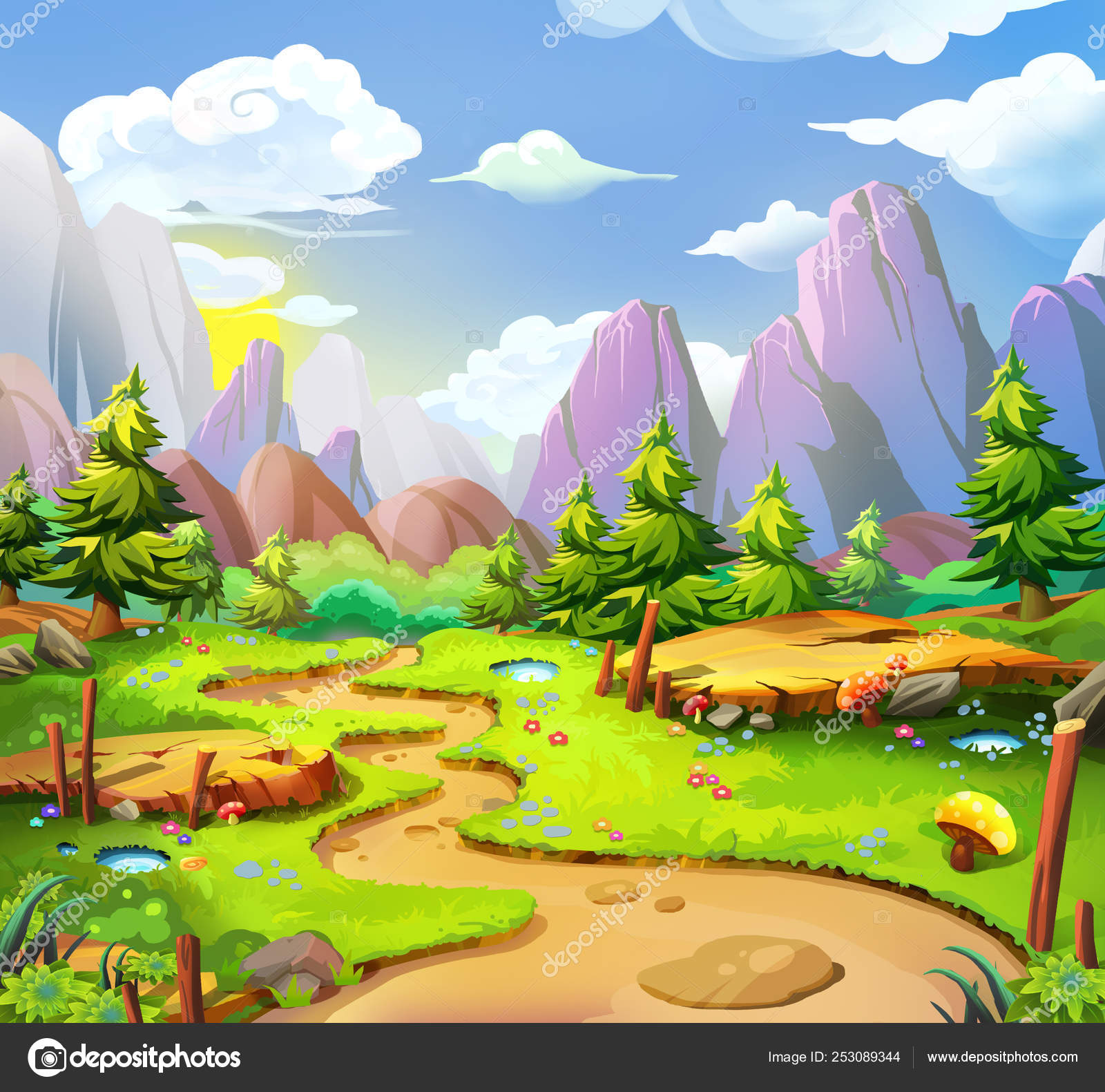 The Fairy Land Stock Illustration by ©NextMars #253089344