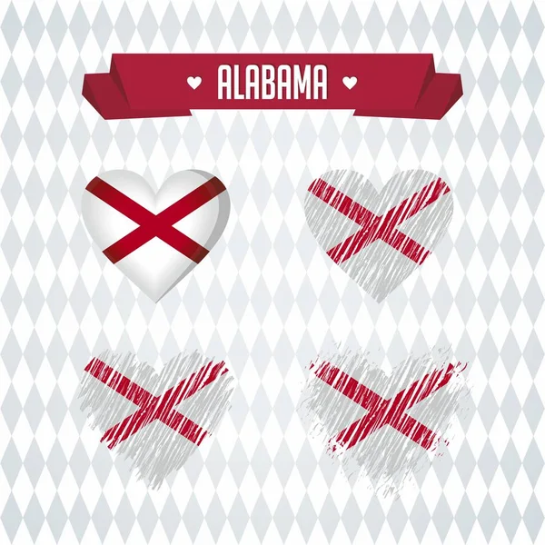 Alabama heart Vector Art Stock Images | Depositphotos