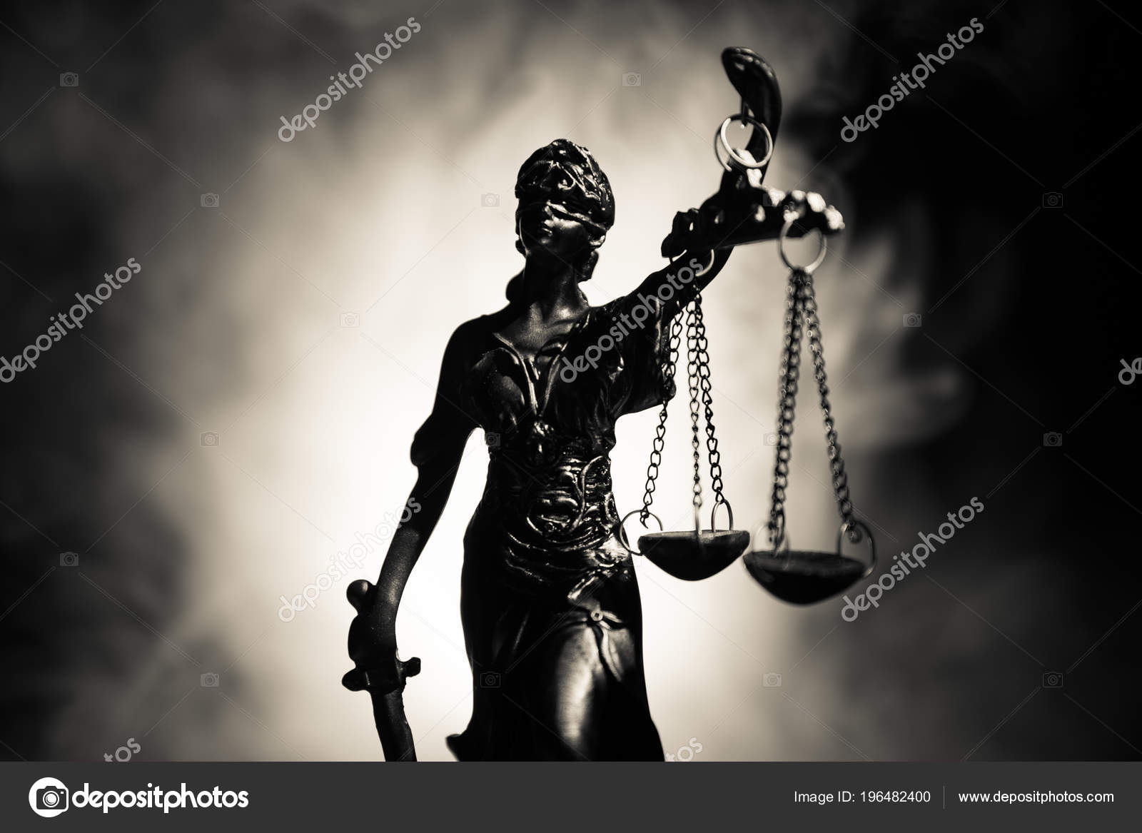 Statue Justice Lady Justice Iustitia Justitia Roman Goddess Justice ...