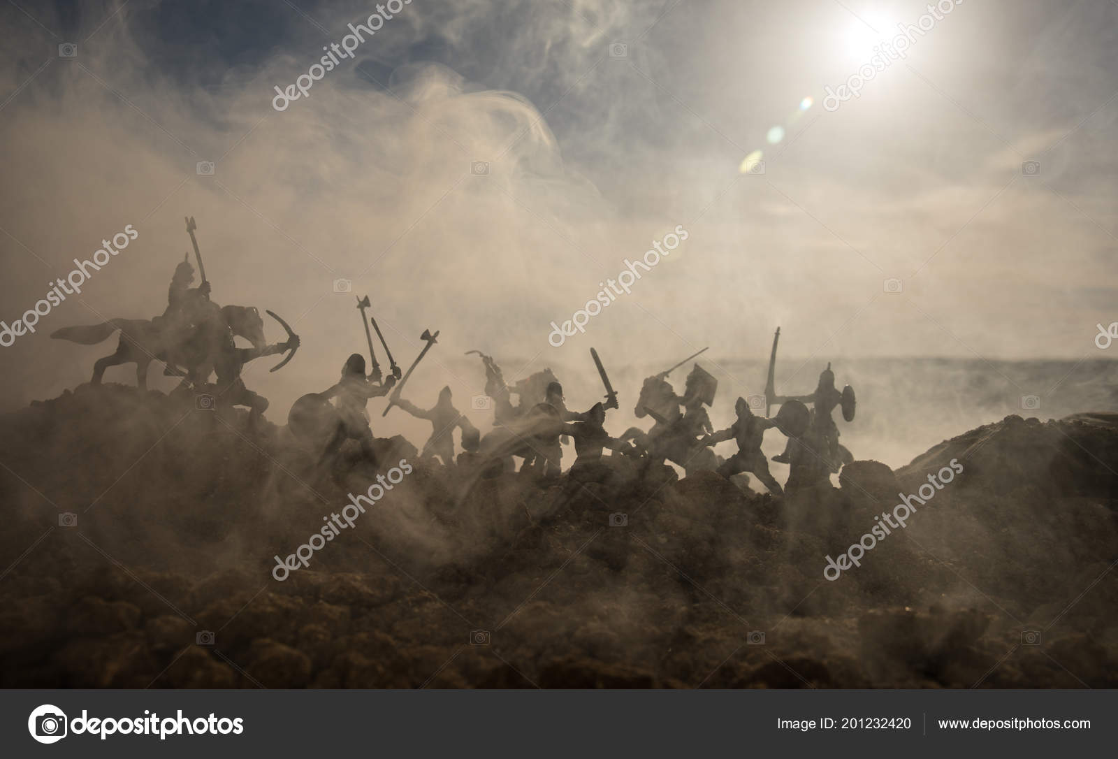 Medieval Battlefield Background