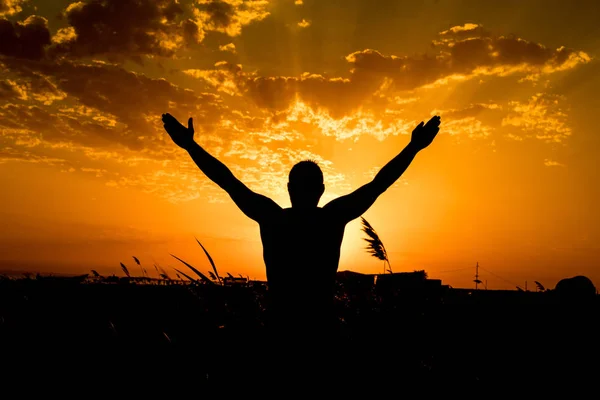 Man thinking sunset Stock Photos, Royalty Free Man thinking sunset ...