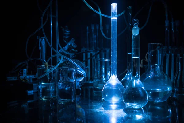 Dark chemistry laboratory Stock Photos, Royalty Free Dark chemistry ...
