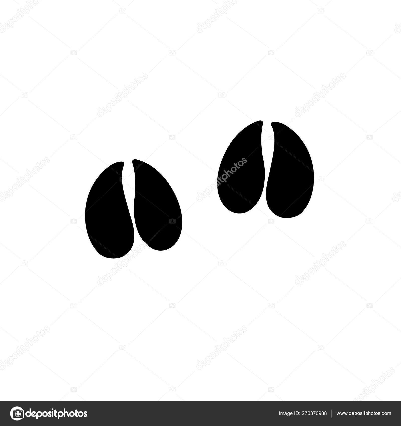 Goat Hoof Print