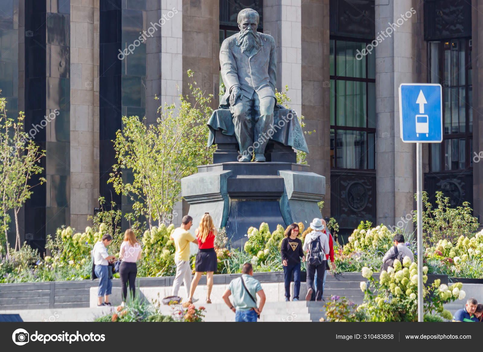 Moscow, Russia - September 13, 2019: Famous touristic places in Moscow ...